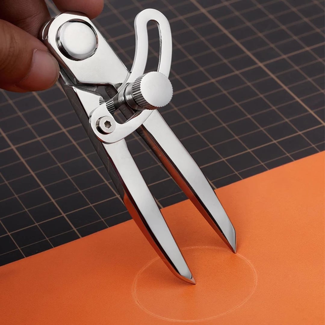 Leather Compass Adjustable Spacing 304 Stainless Steel Wing Divider ...