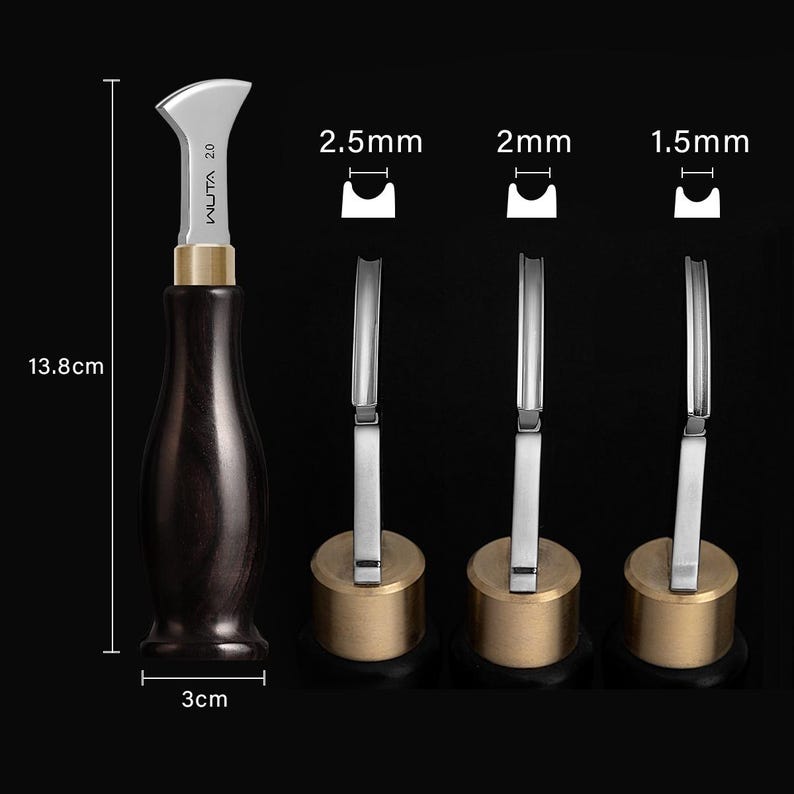 Leather Edge Creaser Creasing Tool Steel Edge Decorate Line ...