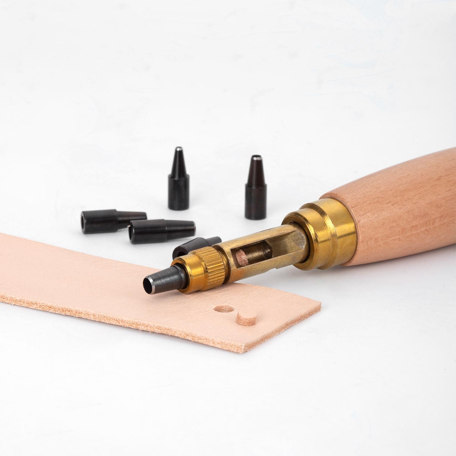 Adjustable Screw Hole Punch Tool Belt Leather Hole Punching ...