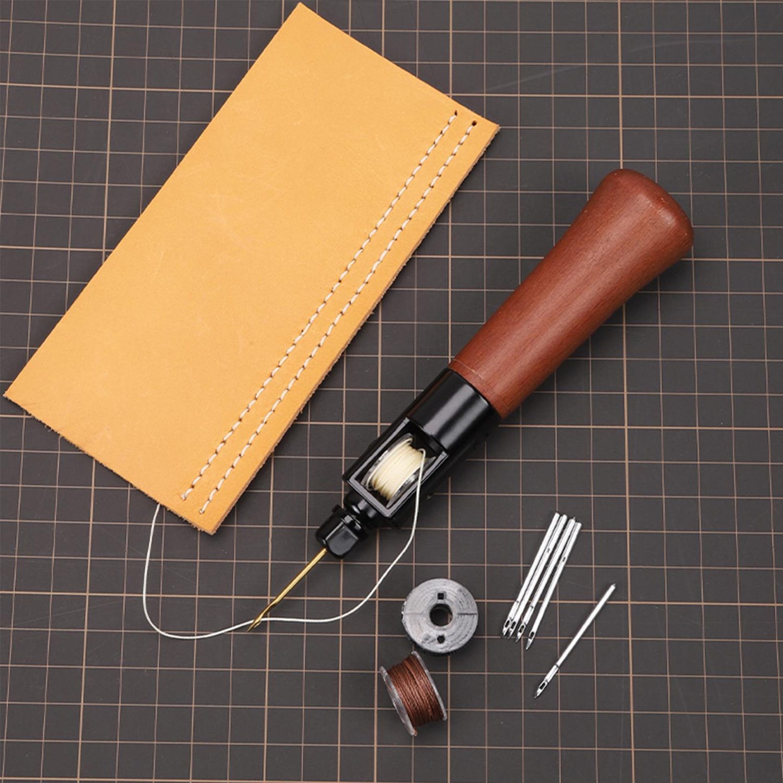 Leather Sewing Awl Hand Stitcher DIY Speedy Stitching Tools Crochet ...