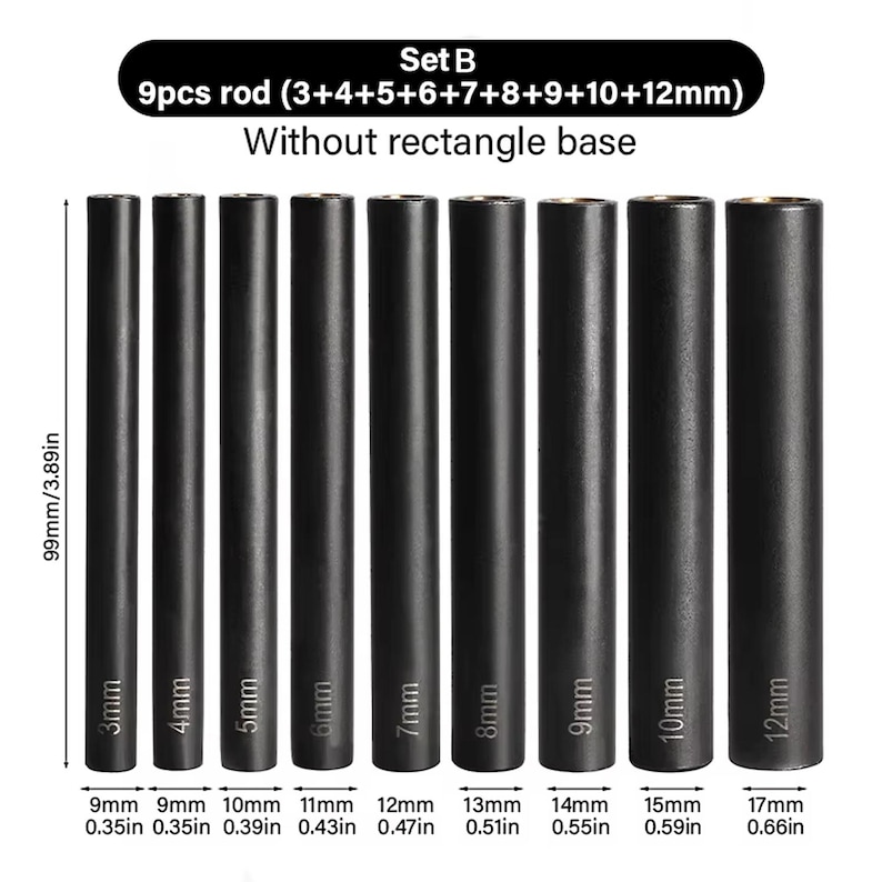 Rivet Setter Tool Metal Rivet Fixing Setting Installation Tools Brass ...