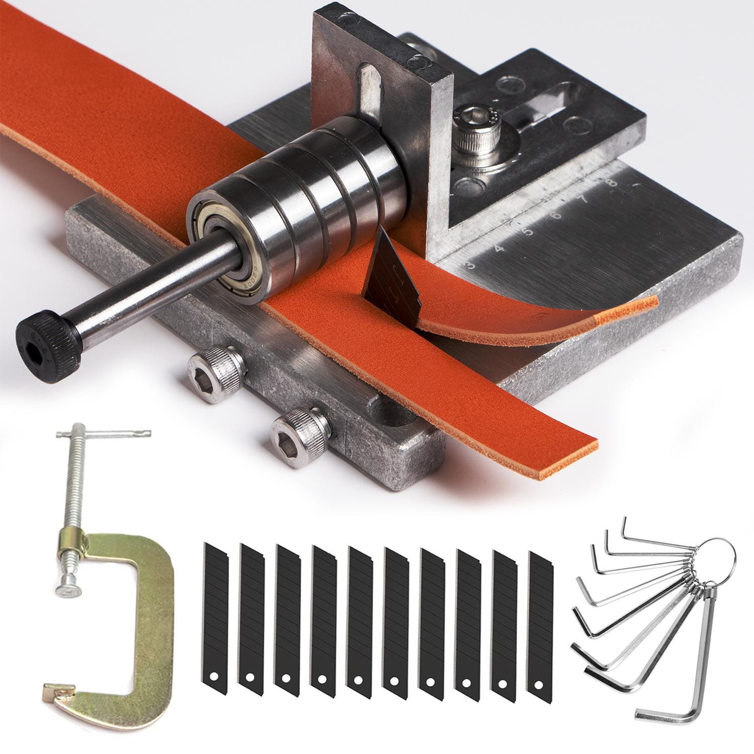 Leather Strap Cutter Belt Cutting Machine Adjustable Skiver Hand Cut ...