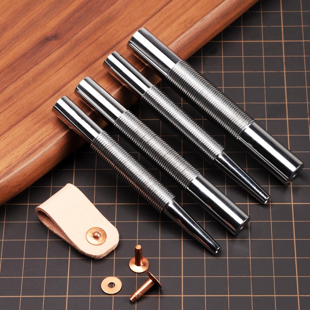 Brass Convex Rivet Setter Leather Copper Rivets Kit Spike Rivets Setter ...