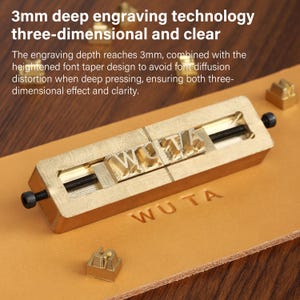 S1 Copper Brass Stamping Set Essential Letters Numbers Symbols Kit ...
