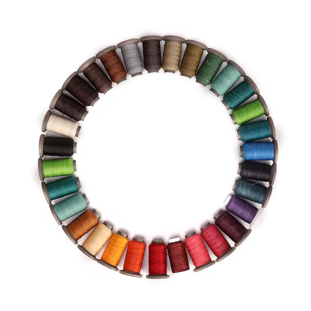 Leather Sewing Round Waxed Thread Polyester Round Wax Thread Hand ...