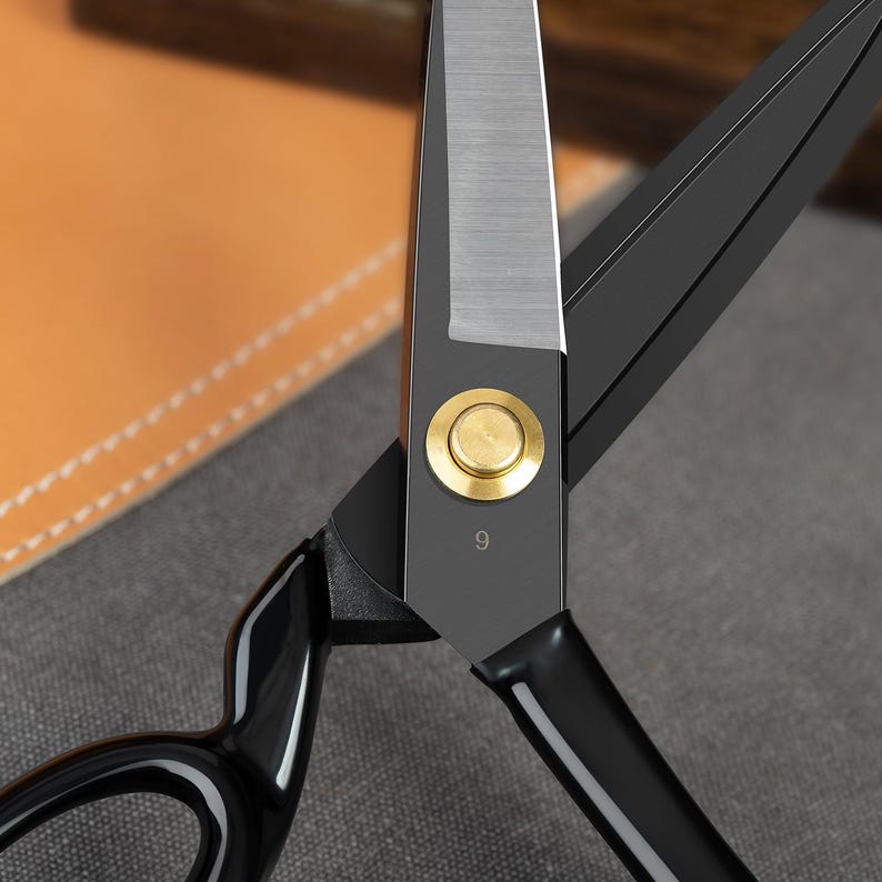 Professional Scissors Extreme Sharpness Cutting Leather Fabric Heavy ...
