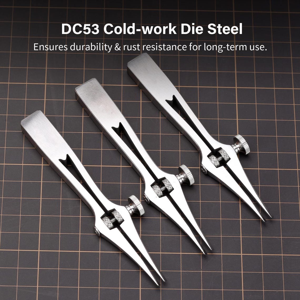 2-6mm Adjustable Pricking Iron Leather Punch Tools French Style Chisel ...