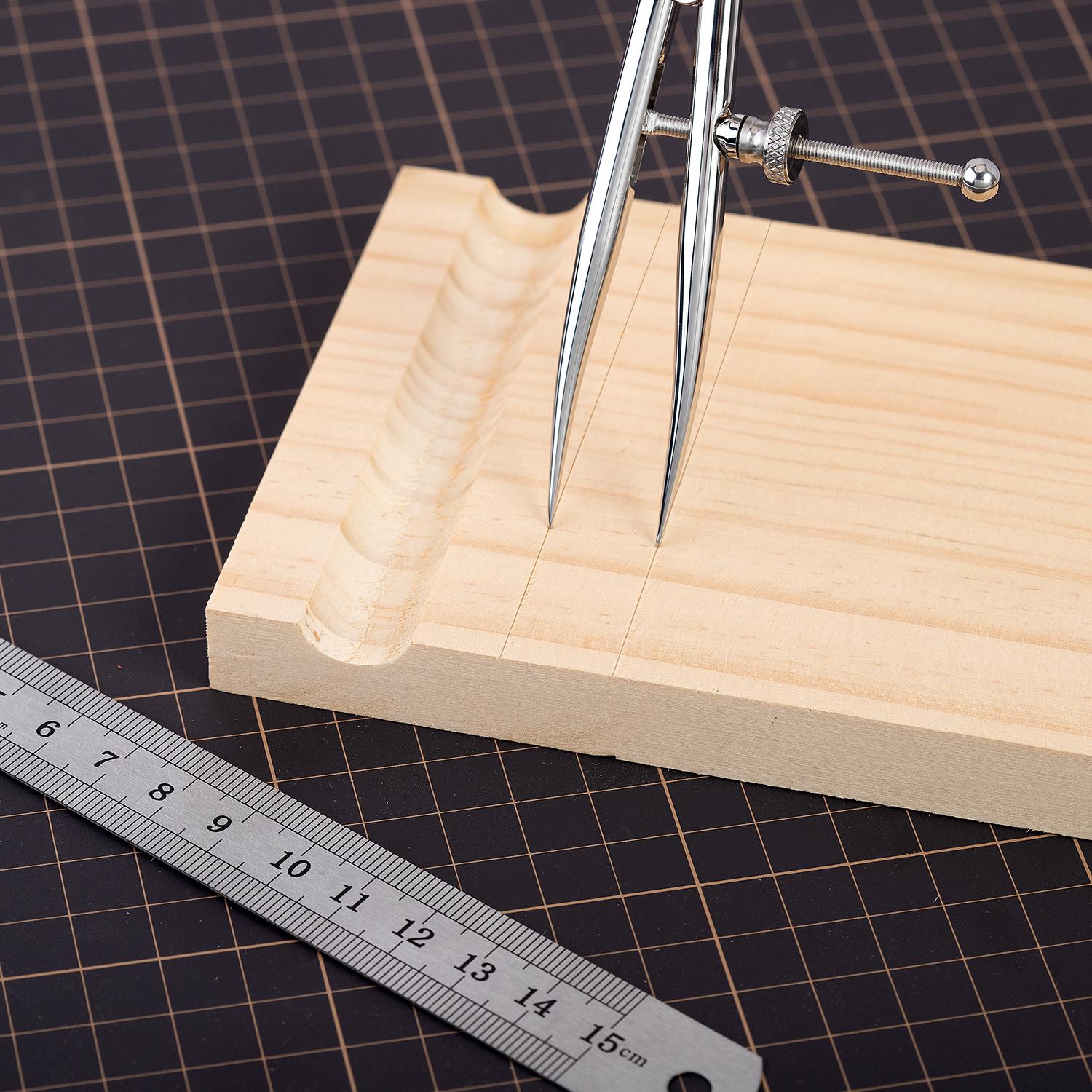 Adjustable Leather Compass Precision Scratch Compass Wing Divider ...