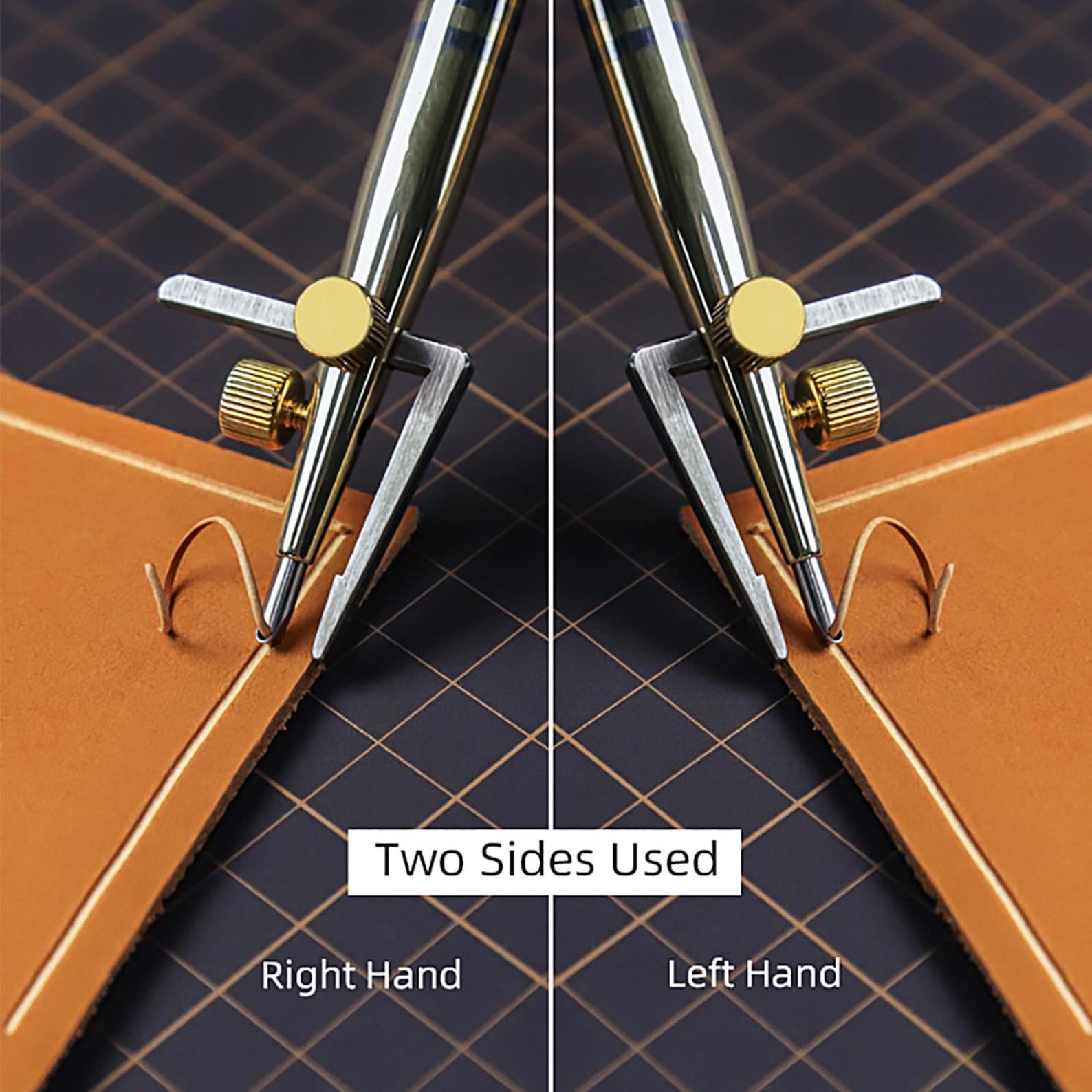 M390 Steel Head Leather Groover Tool Advanced Vegetable Tanned Edge ...