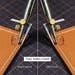 M390 Steel Head Leather Groover Tool Advanced Vegetable Tanned Edge ...