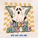 Spooky Retro Ghost Malone PNG, Halloween Ghost Malone Sublimation ...