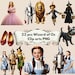 Wizard of Oz Cliparts, Retro Characters PNG (digital Download) - Etsy