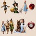 Wizard of Oz Cliparts, Retro Characters PNG (digital Download) - Etsy