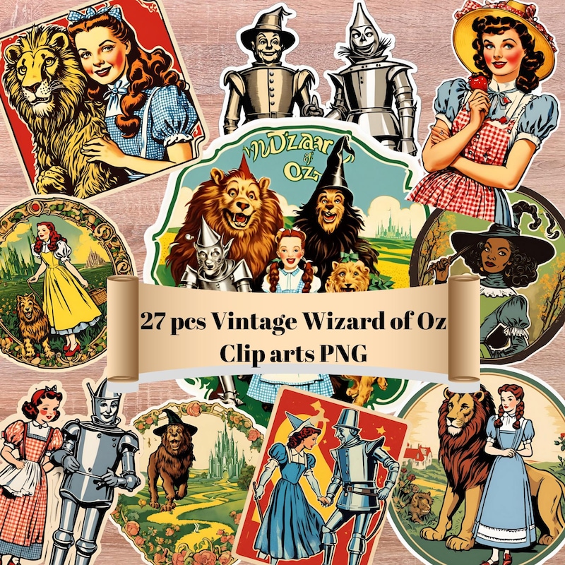 Wizard of Oz Clipart - Etsy