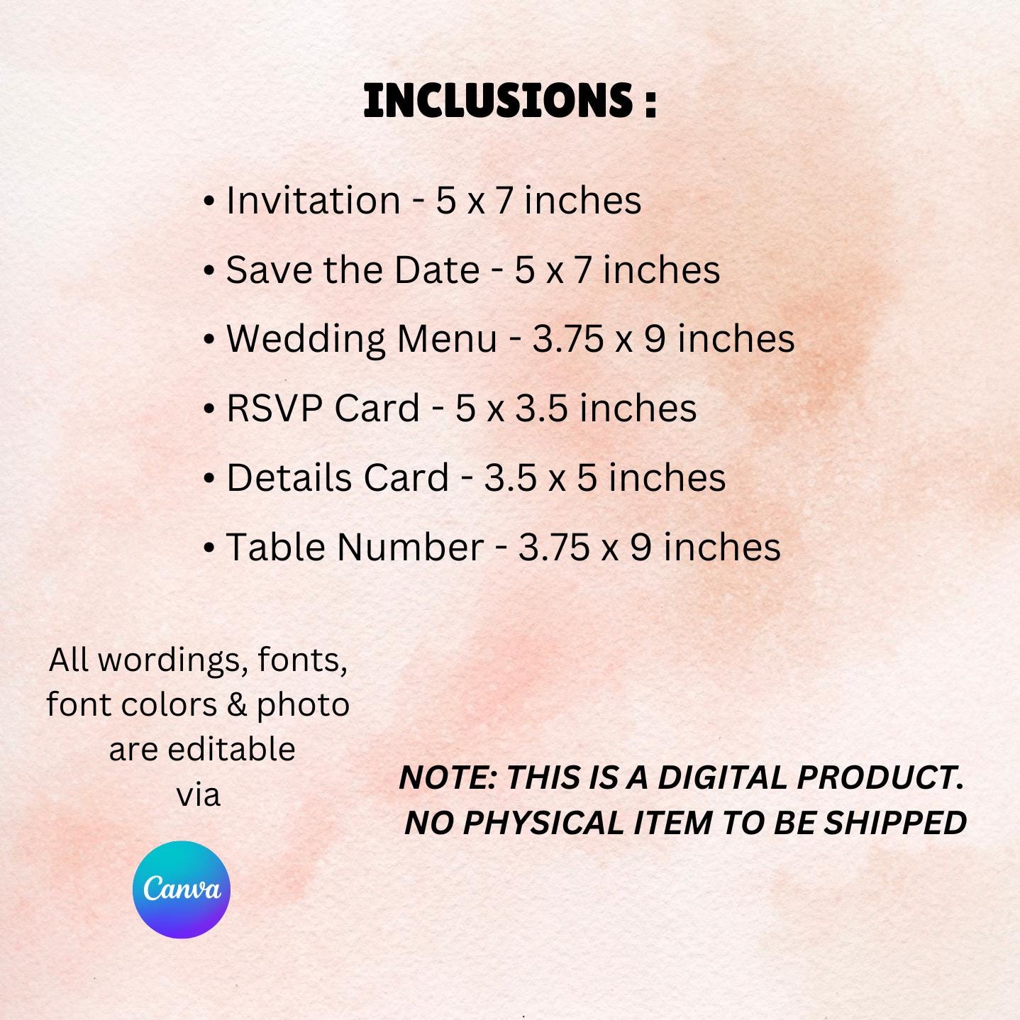 Editable Classy Red Velvet Wedding Invitation Bundle Template, Elegant ...