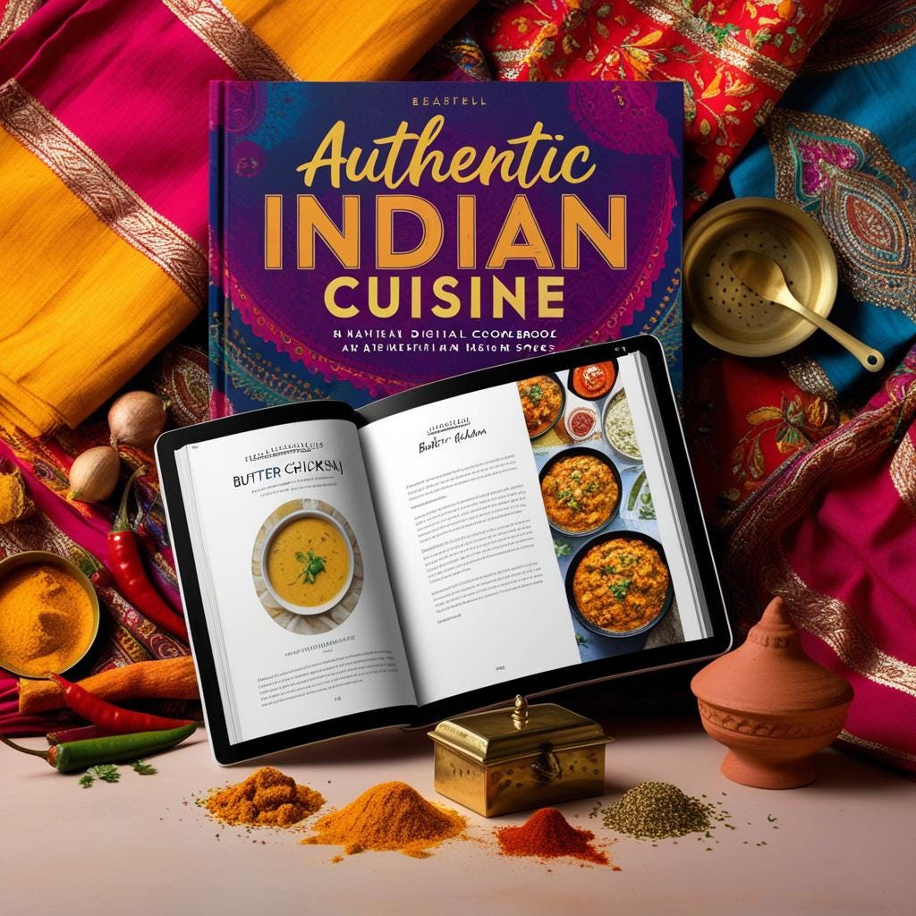 Authentic Indian Cuisine Digital Cookbook Easy Indian Recipes PDF ...