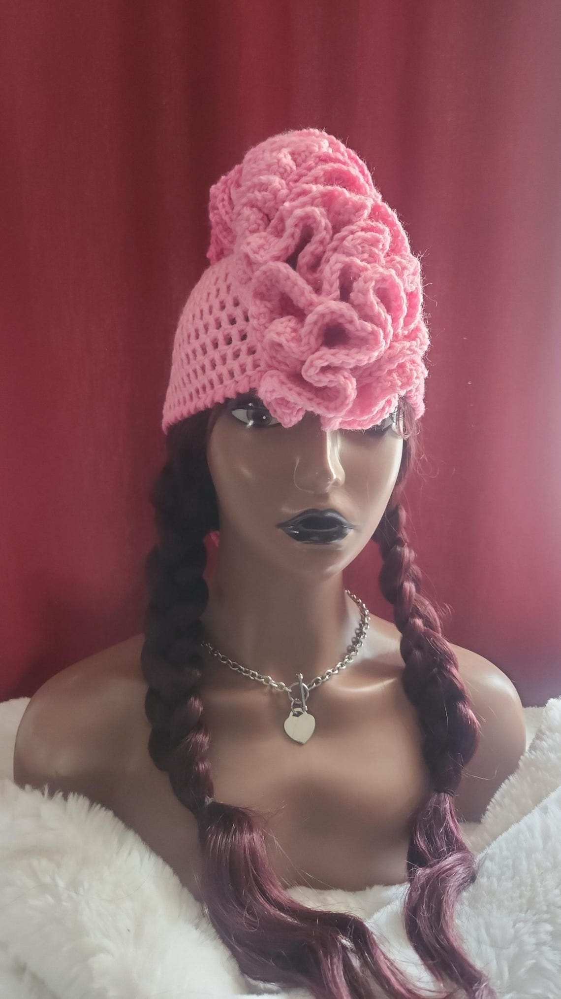 Mohawk Crochet Hat "pink Ombre Parfait" - Etsy