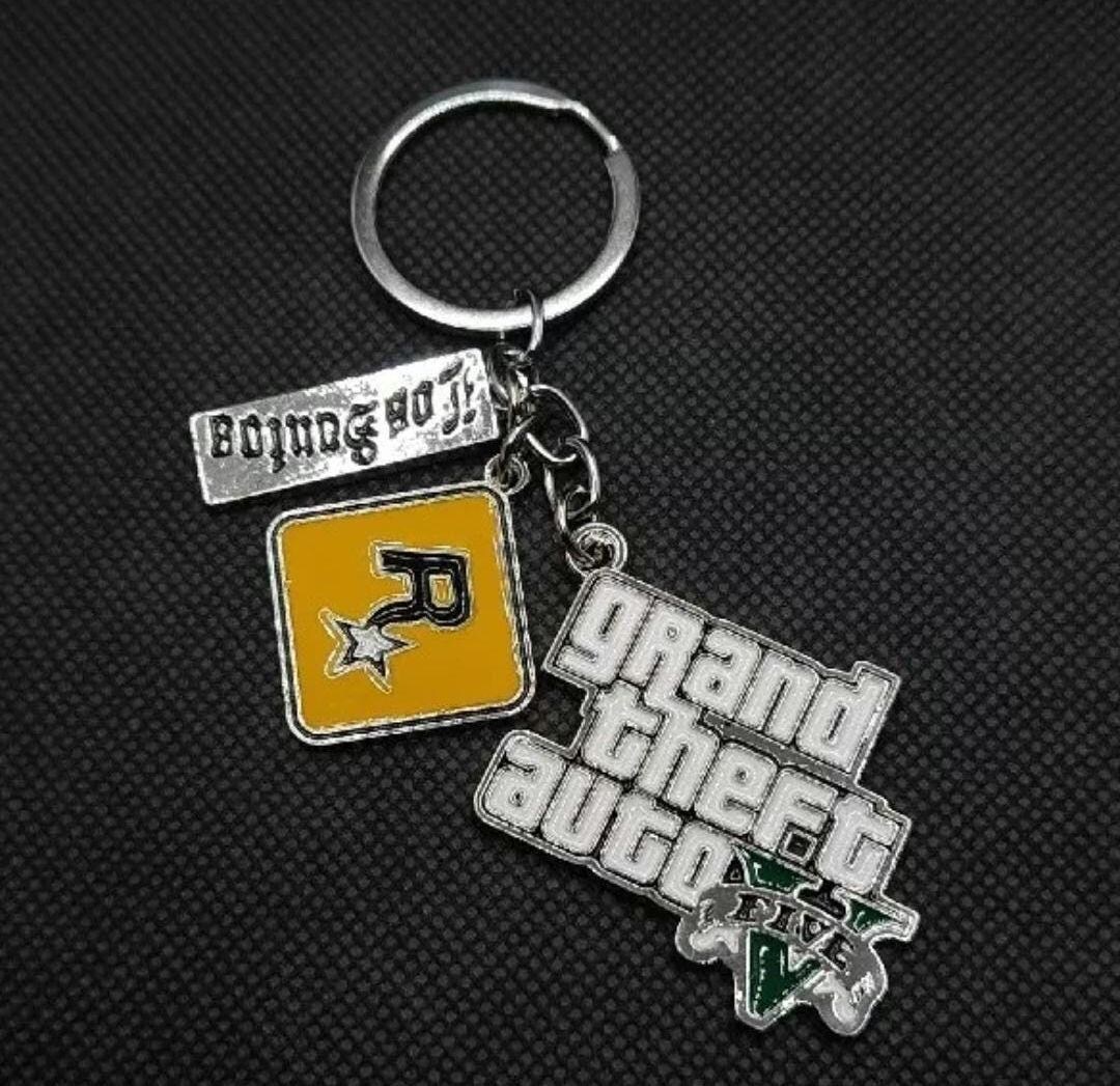 Gta V Rockstar Video Game Keychain - Etsy