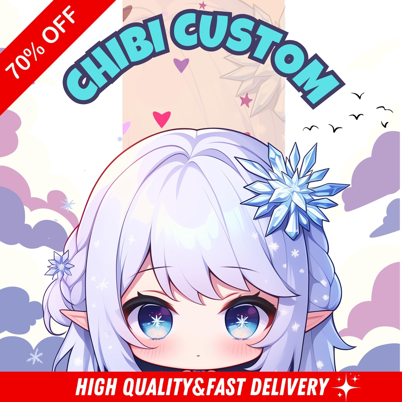Custom Chibi Character Custom Chibi Chibi Art Custom Chibi Commision ...