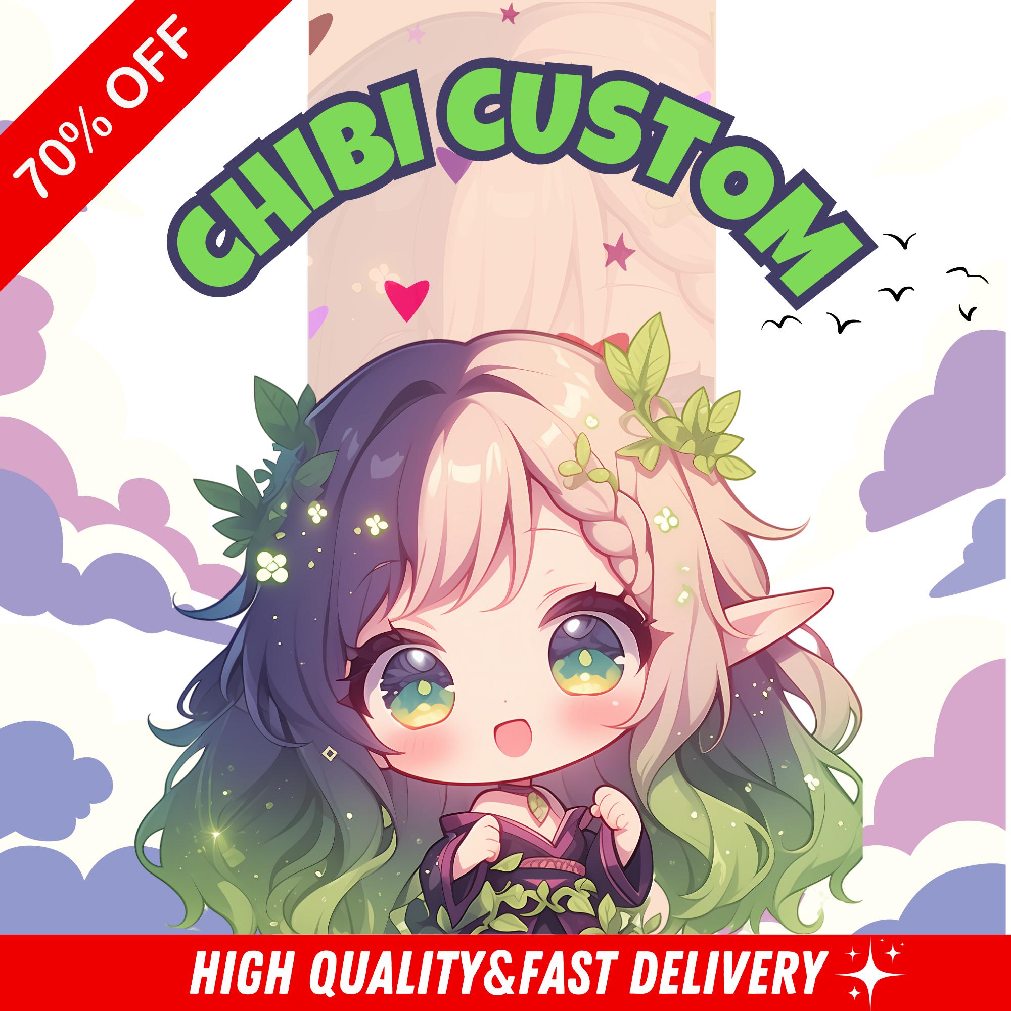 Custom Chibi Character Custom Chibi Chibi Art Custom Chibi Commision ...