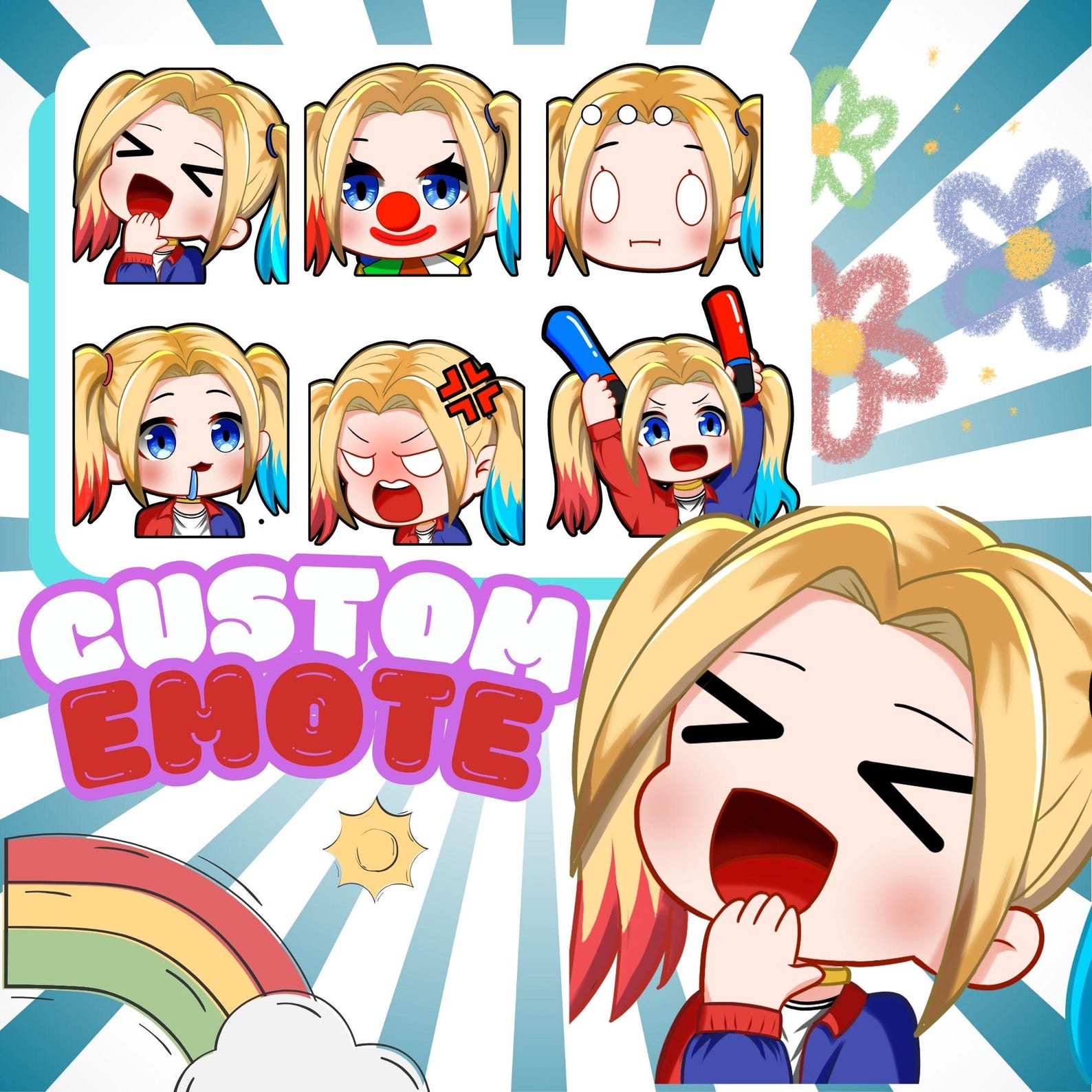 Custom Emotes | Twitch Emote for Streamer | Animated Emotes | Sticker ...