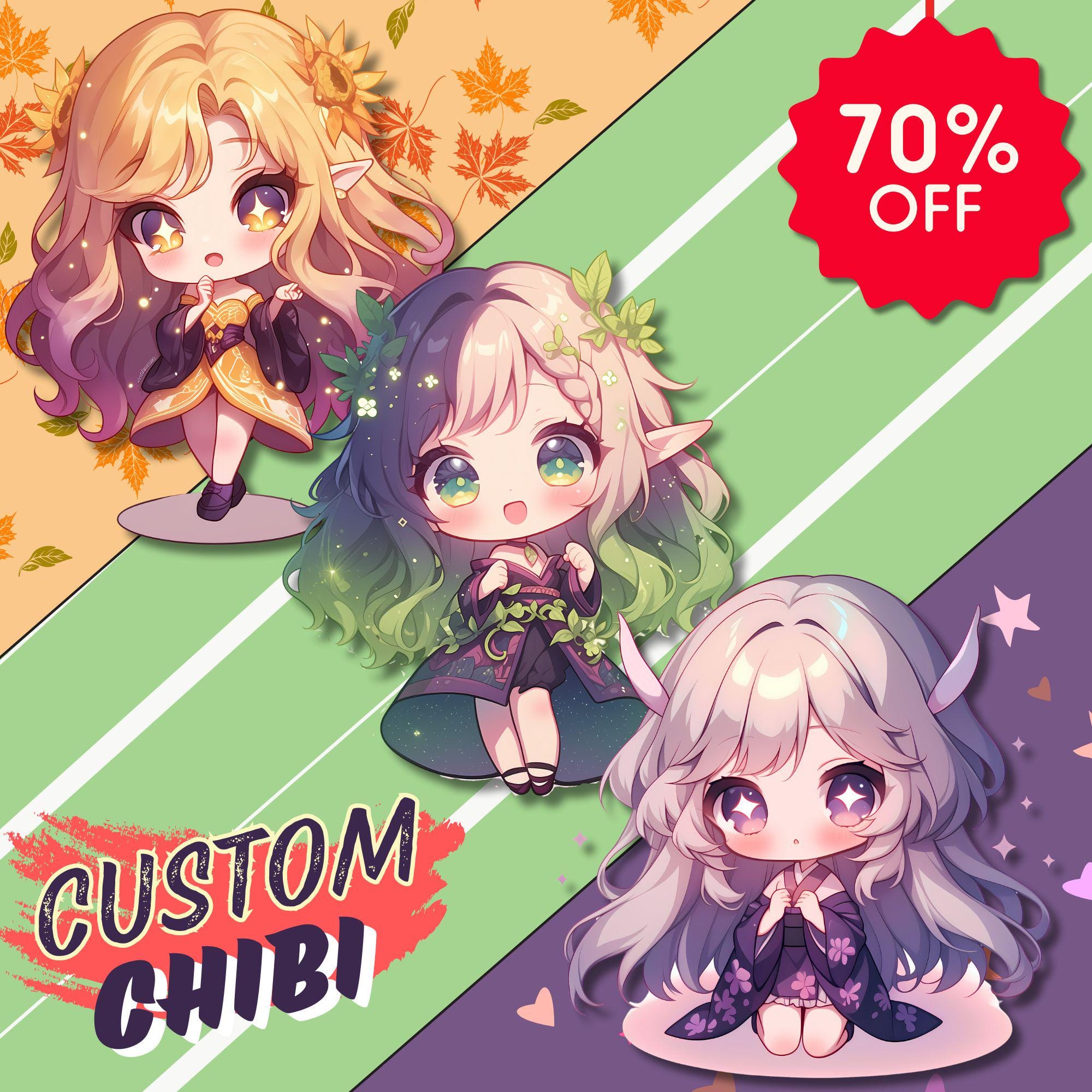 Custom Chibi Character Custom Chibi Chibi Art Custom Chibi Commision ...
