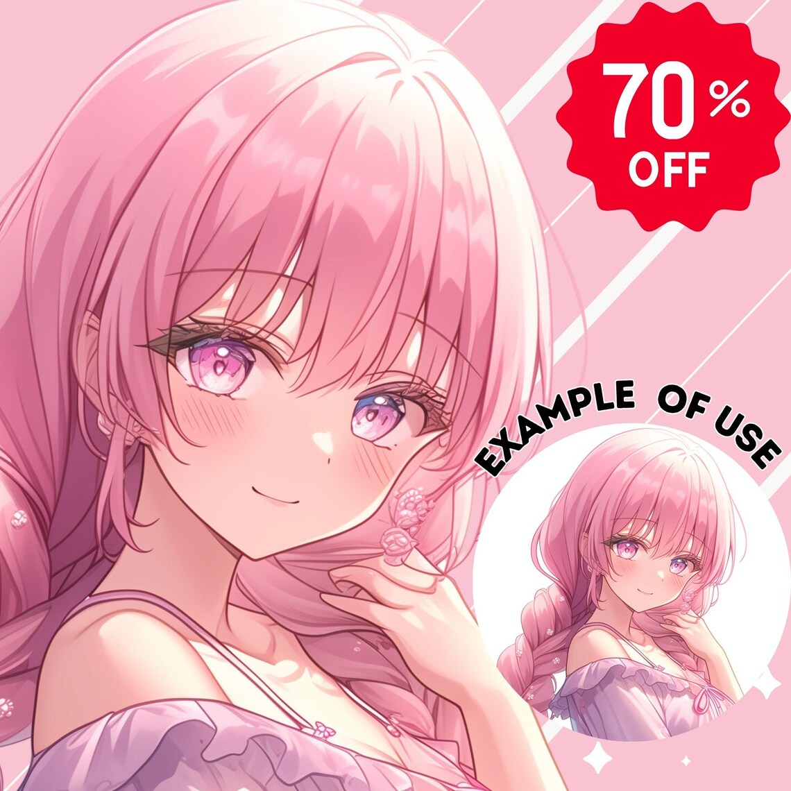 Anime Character Commission Custom Anime Original Anime Art OCP Fanart ...