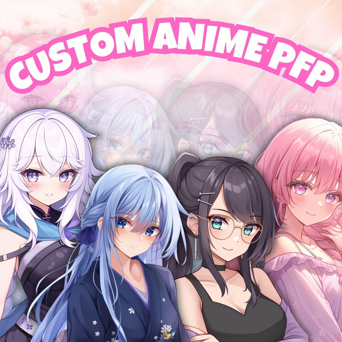Anime Character Commission Custom Anime Original Anime Art OCP Fanart ...