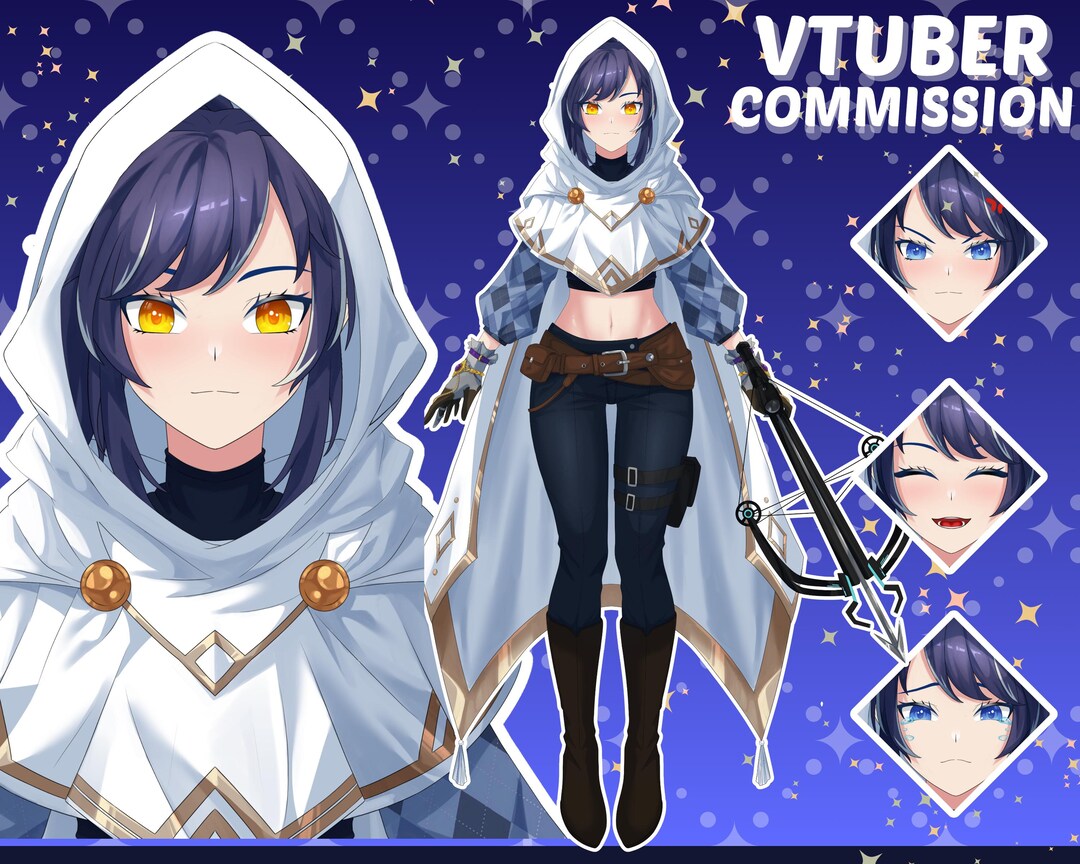 Custom Vtuber Model Creation With Live2d Rigging, 3D Avatar Design ...