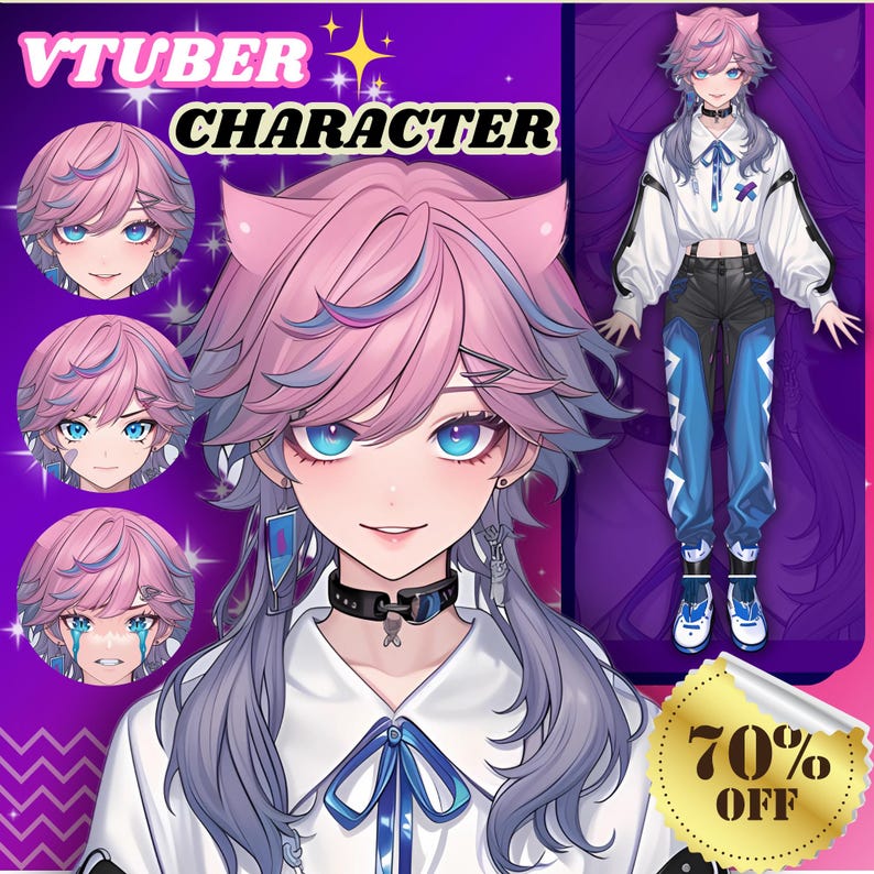 Custom Model Vtuber , Vtuber, Vtuber Model, Vtuber Character, Vtuber ...