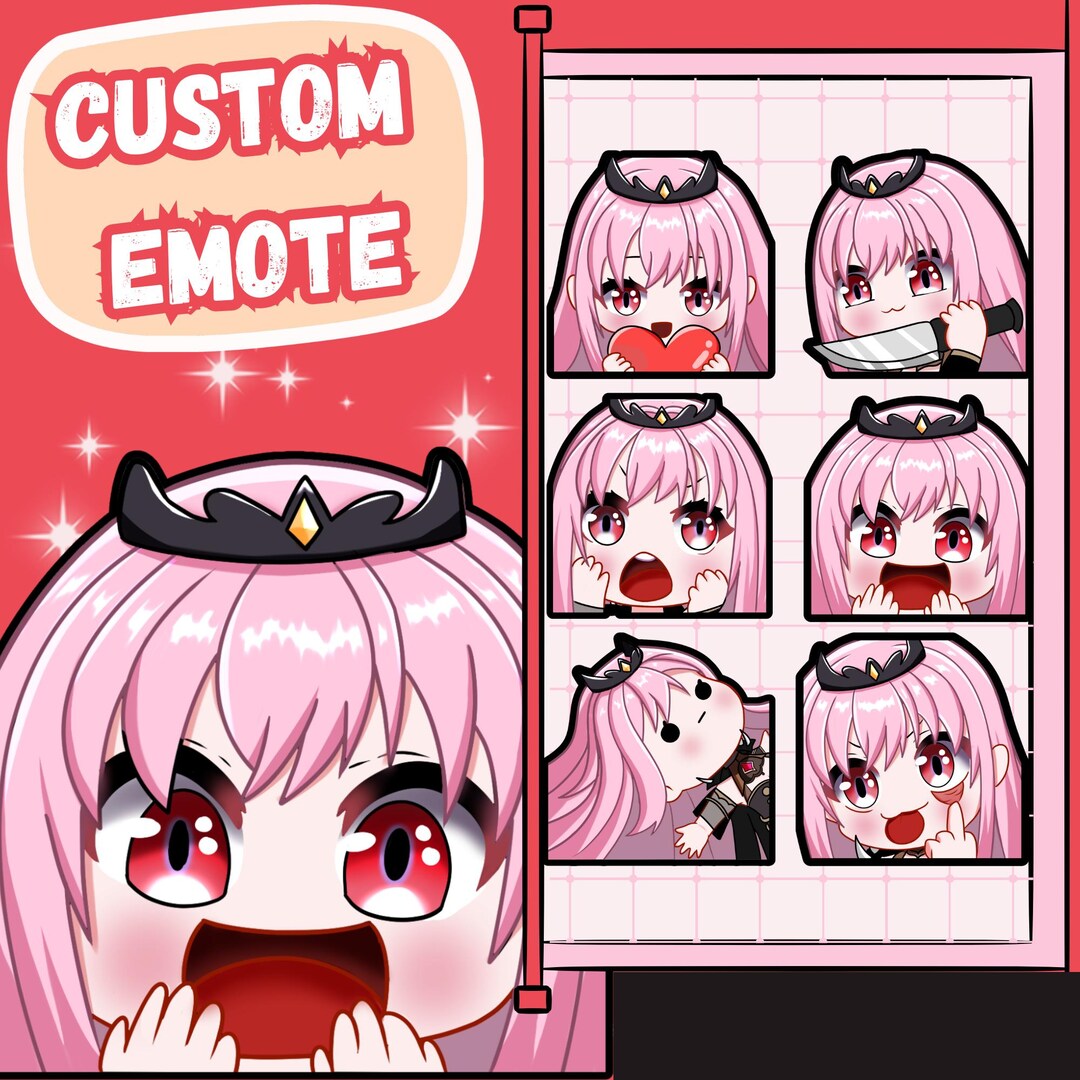 Custom Emotes | Twitch Emote for Streamer | Animated Emotes | Sticker ...