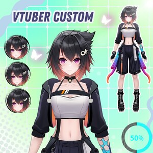 Custom Model Vtuber for Commercial Use, Vtuber, Vtuber Model, Vtuber ...