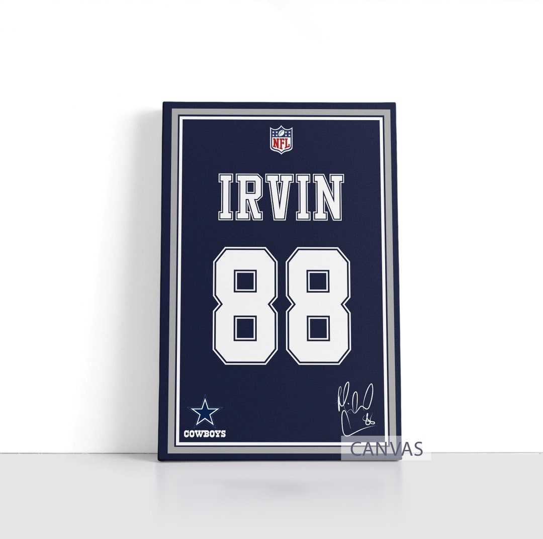 Michael Irvin Poster Dallas Cowboys Wall Art Print Football Framed ...