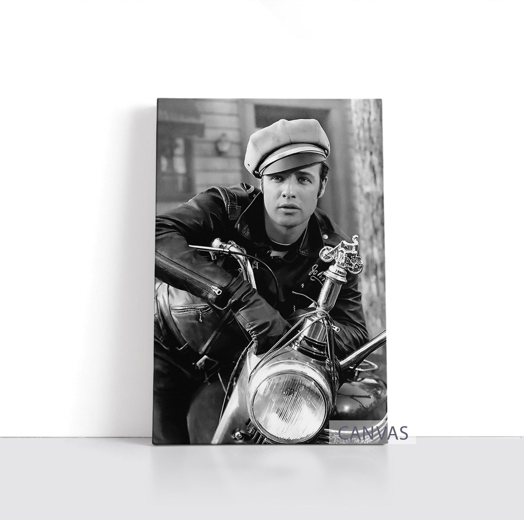 Marlon Brando Poster Classic Movie Framed Canvas Print Hollywood Legend ...
