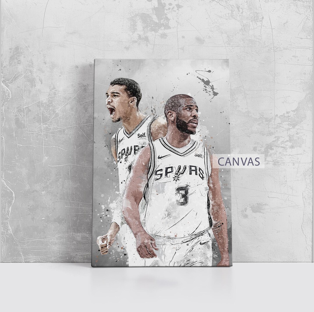 Chris Paul Poster San Antonio Spurs Wall Art Print Basketball Framed ...