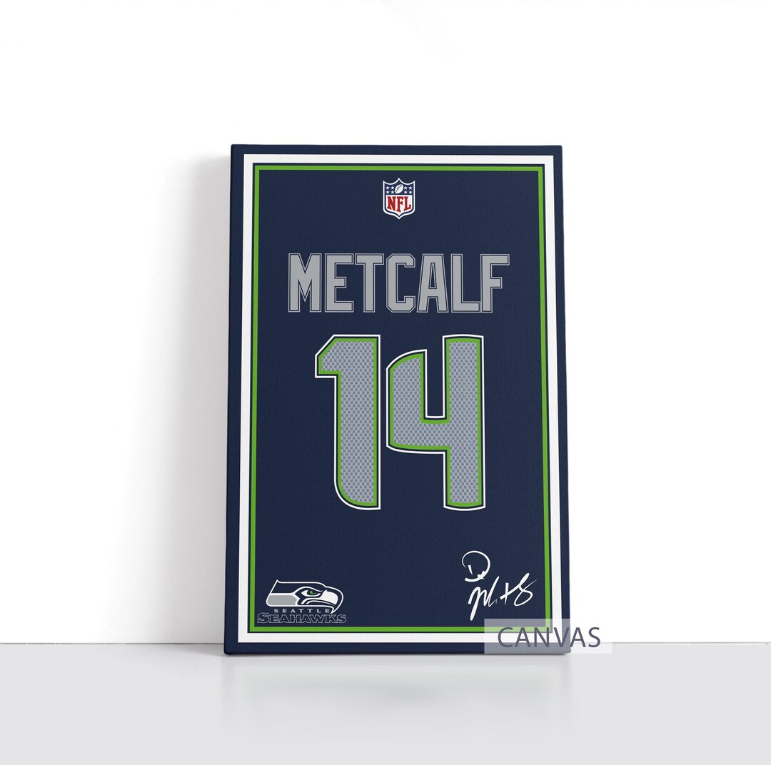 DK Metcalf Poster Seattle Seahawks Wall Art Print Football Framed ...