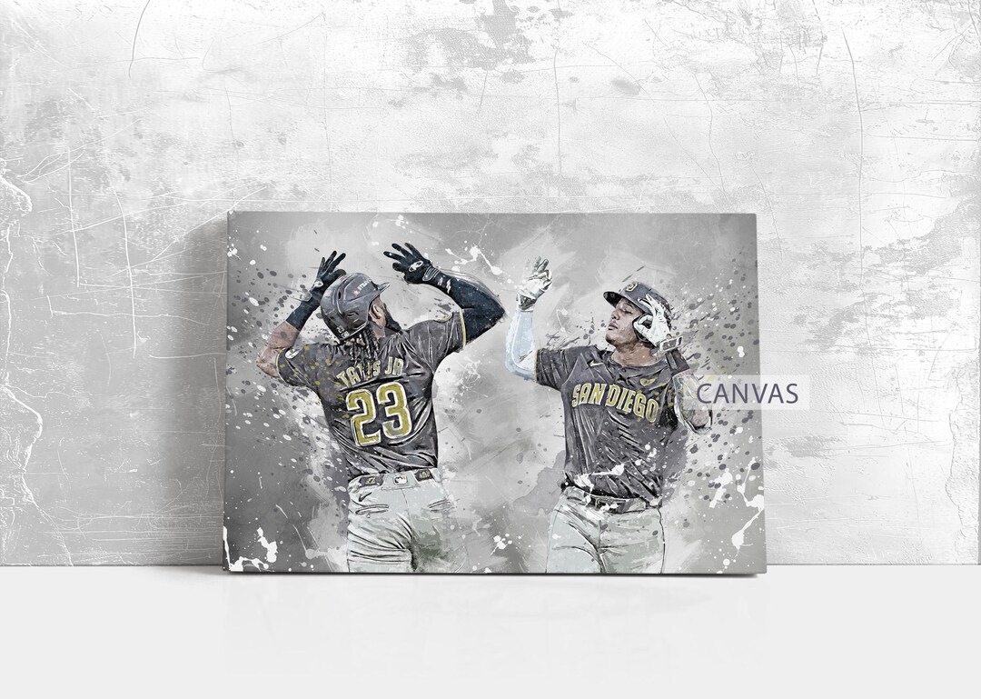 Manny Machado and Tatis Jr Poster San Diego Padres Wall Art Print ...
