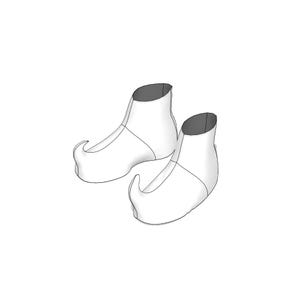 Elf Shoe Cover Digital Sewing Pattern Womens Size 5- Mens 13.5 - Etsy