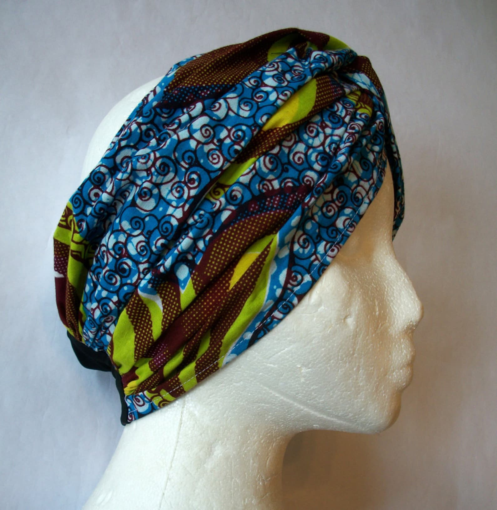 Sewing Pattern: Cotton Print Turban, One Size Fits Most, Easy Sew - Etsy