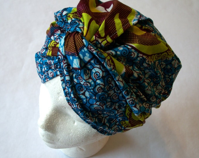 Sewing Pattern: Cotton Print Turban, One Size Fits Most, Easy Sew - Etsy