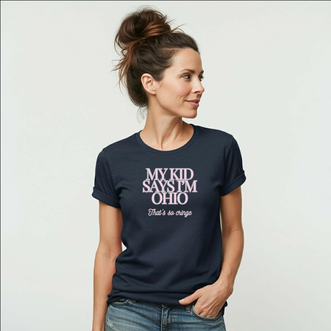 Middle Schooler's Mom Ohio Cringe Slang Unisex Softstyle T-shirt, Funny ...