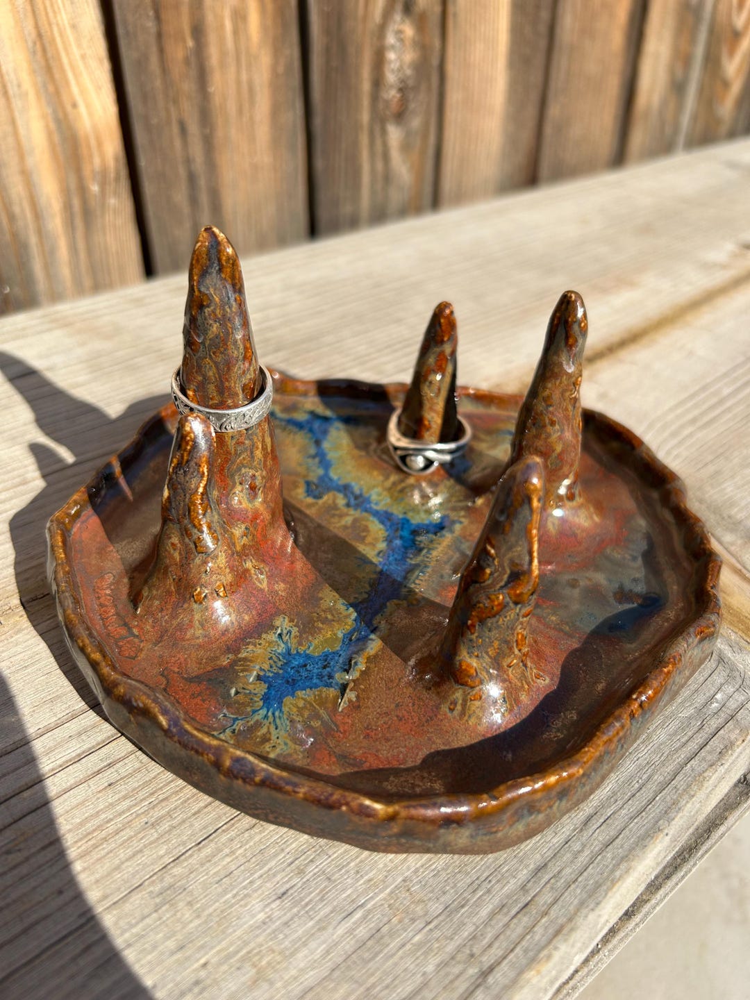 Handmade Desert Scene Ring Holder, X5 Placements - Etsy