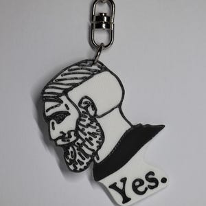 Yes Chad Meme Keychain - Etsy