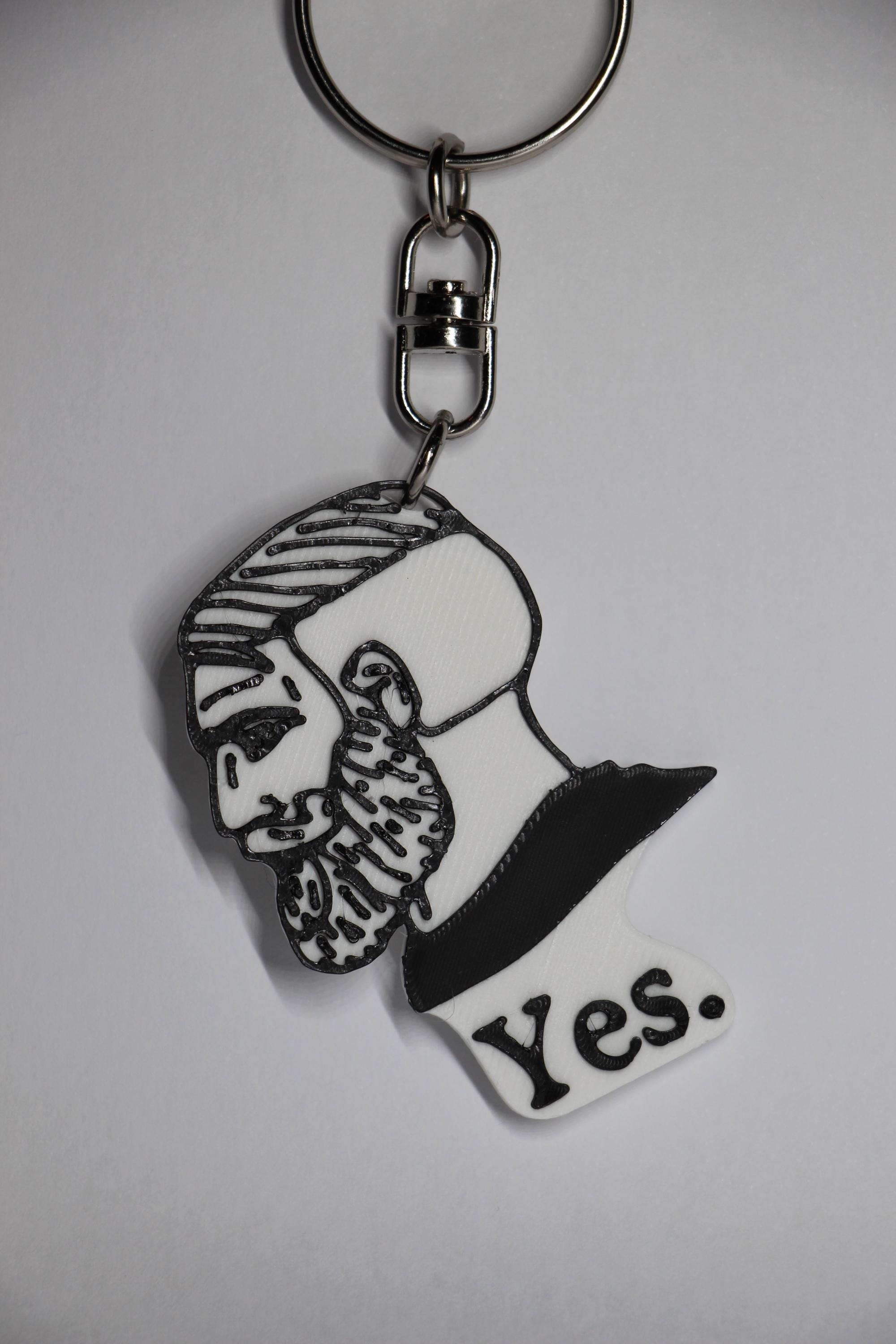 Yes Chad Meme Keychain - Etsy