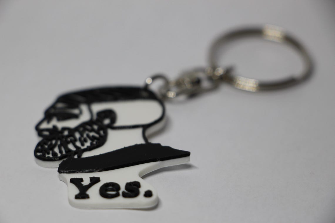 Yes Chad Meme Keychain - Etsy