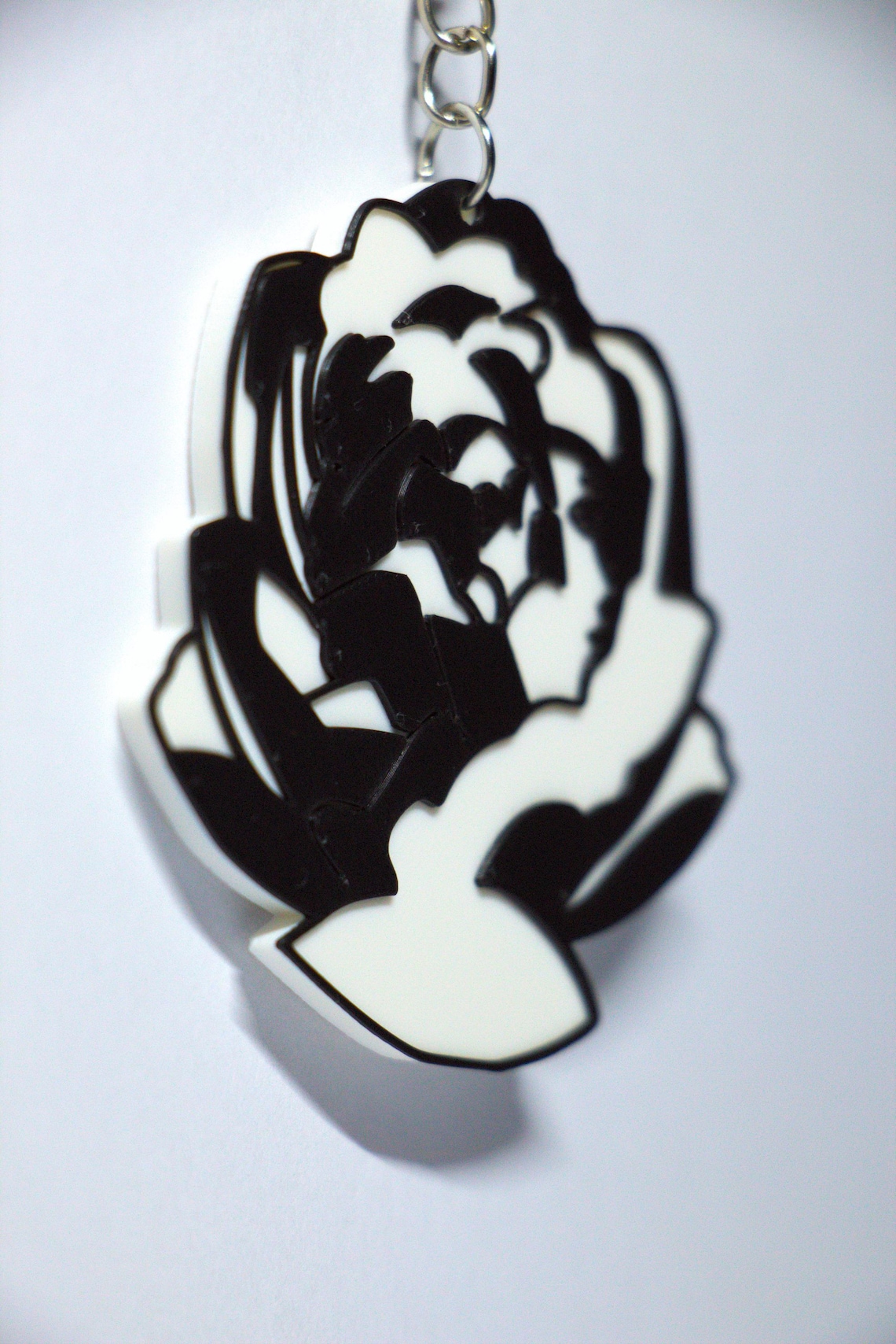 Ekko and Powder Pendant Keychain | Arcane - Etsy