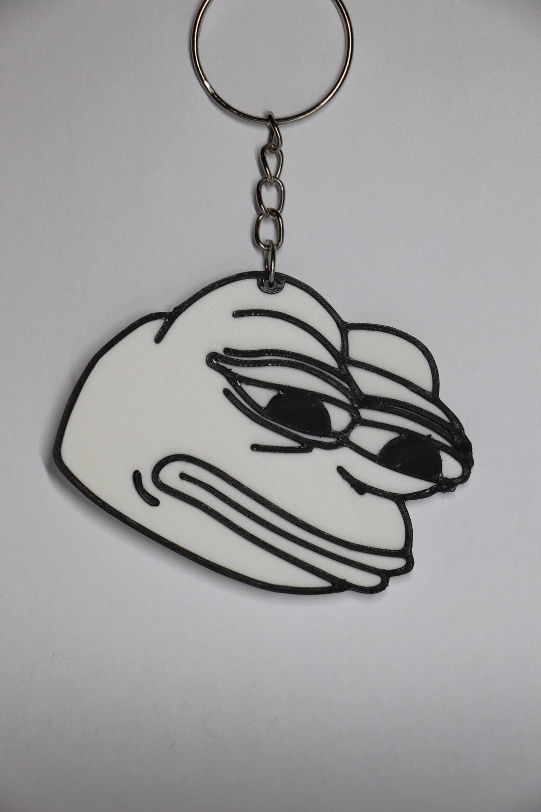 Sad Pepe Meme Keychain - Etsy