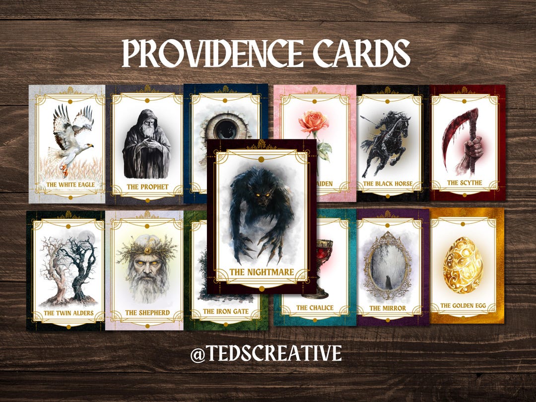 Physical Providence Cards Shepherd King Series One Dark Window Gifts ...