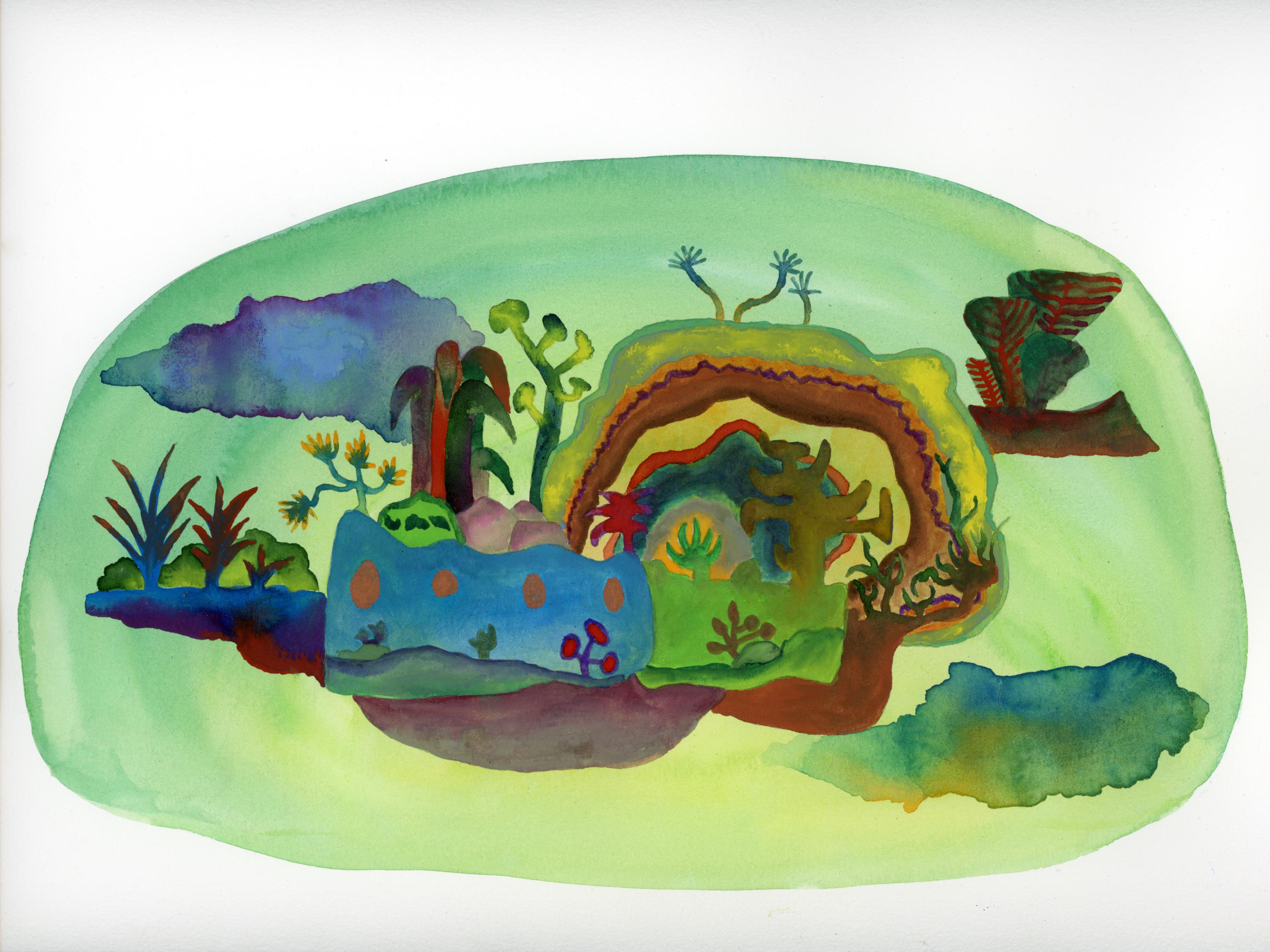 Bubble Landscape - Etsy