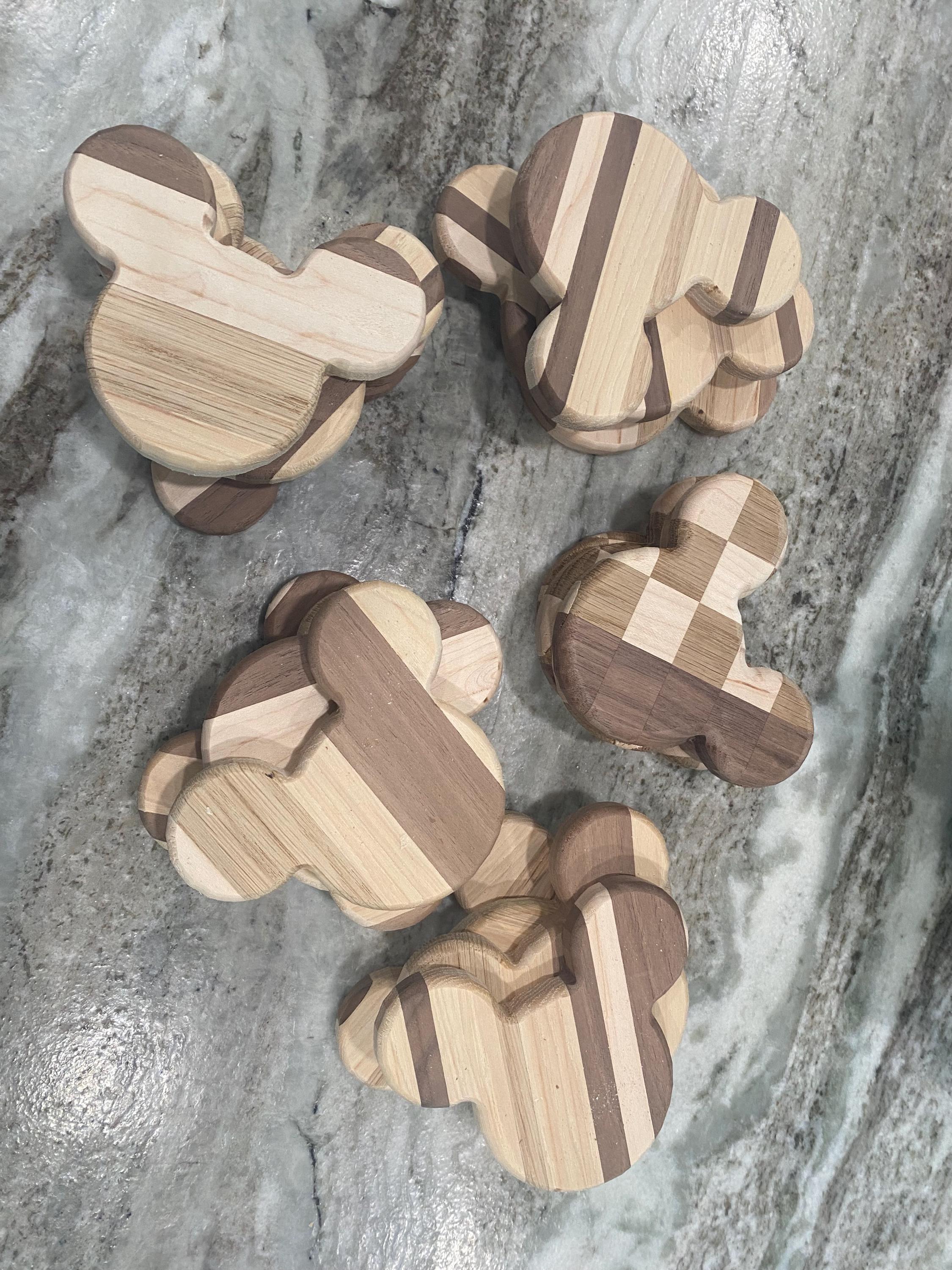 Mickey and Minnie Mouse 4" Coasters (set of 8) - Etsy